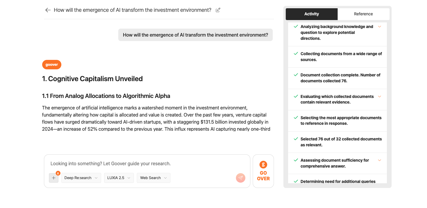 Goover — AI Research Agent